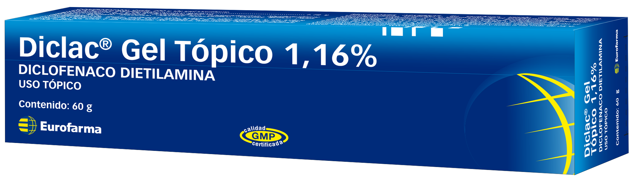 Diclac gel (Diclofenaco Dietilamina) 1,16 % - Eurofarma